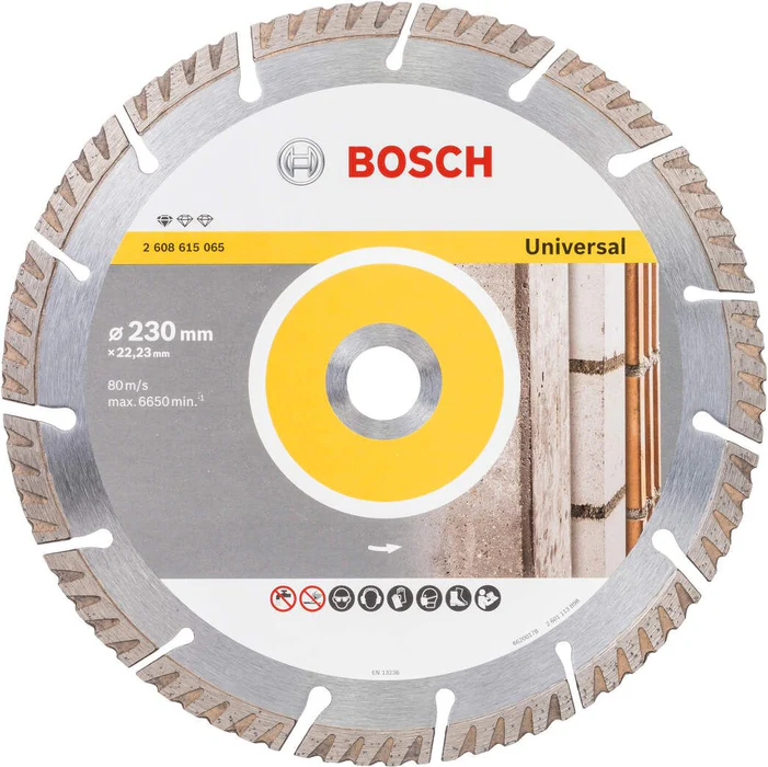 Bosch dijamantska rezna ploča Standard for Universal 230x22,23 230x22.23x2.6x10mm pakovanje od 1 komada - 2608615065