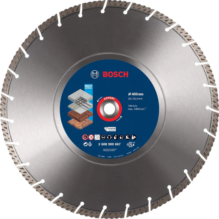 Bosch EXPERT MultiMaterial dijamantska rezna ploča 400 x 20/25,40 x 3,3 x 12 mm - 2608900667