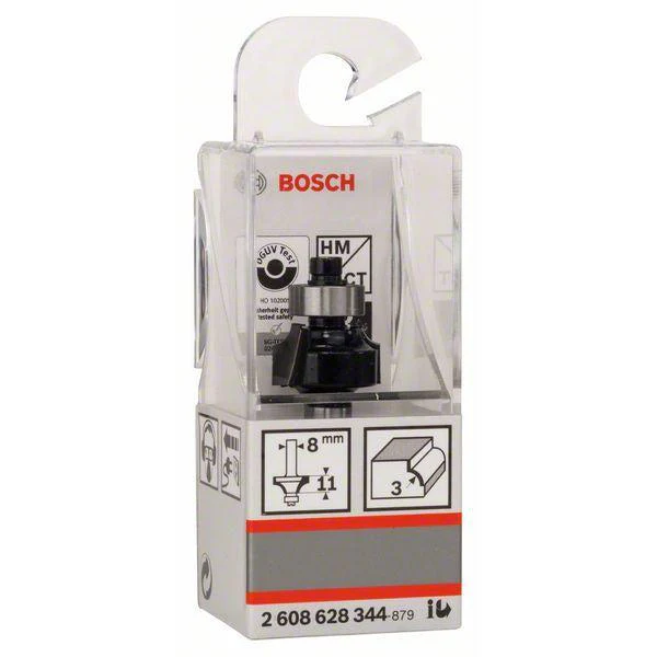 Bosch glodala za zaobljavanje 8 mm, R1 3 mm, L 10,2 mm, G 53 mm - 2608628344