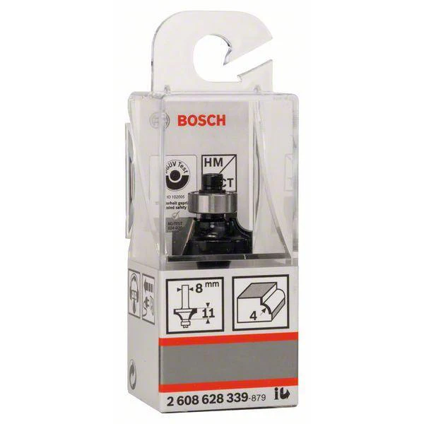 Bosch glodala za zaobljavanje 8 mm, R1 4 mm, L 10,5 mm, G 53 mm - 2608628339