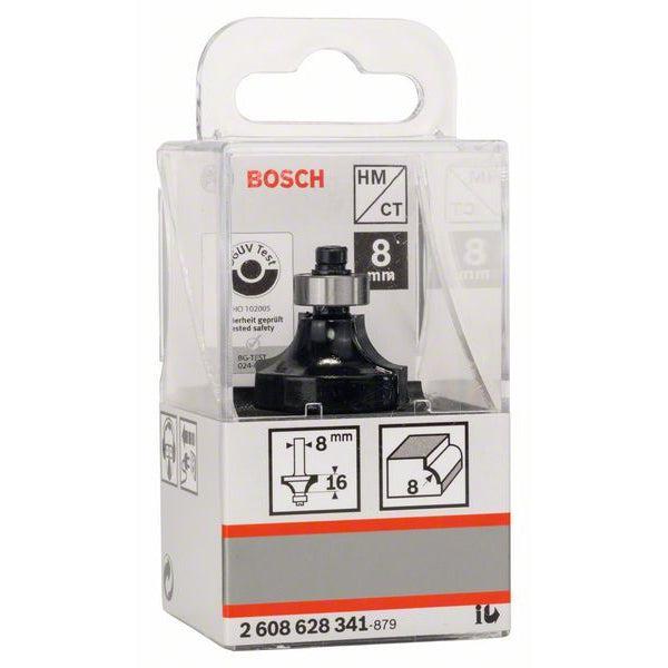 Bosch glodala za zaobljavanje 8 mm, R1 8 mm, L 15,2 mm, G 53 mm - 2608628341