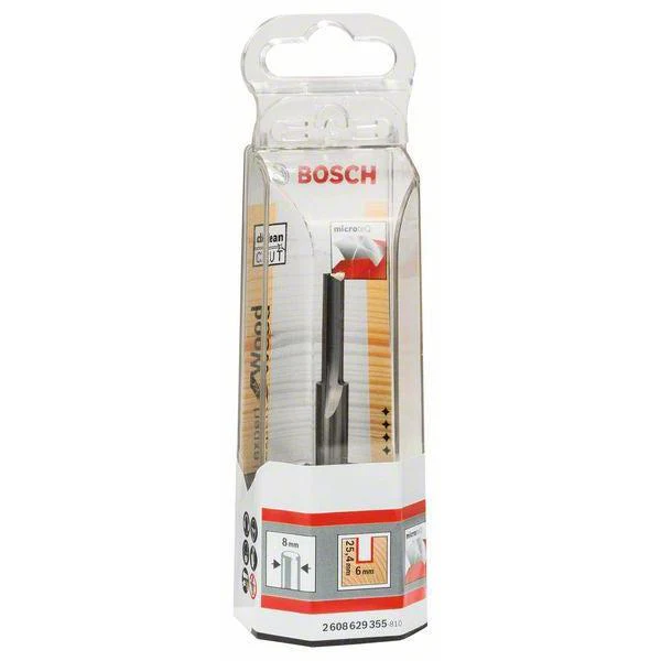 Bosch glodalo za kanale, puni tvrdi metal 8 mm, D1 6 mm, L 25,4 mm, G 76 mm - 2608629355