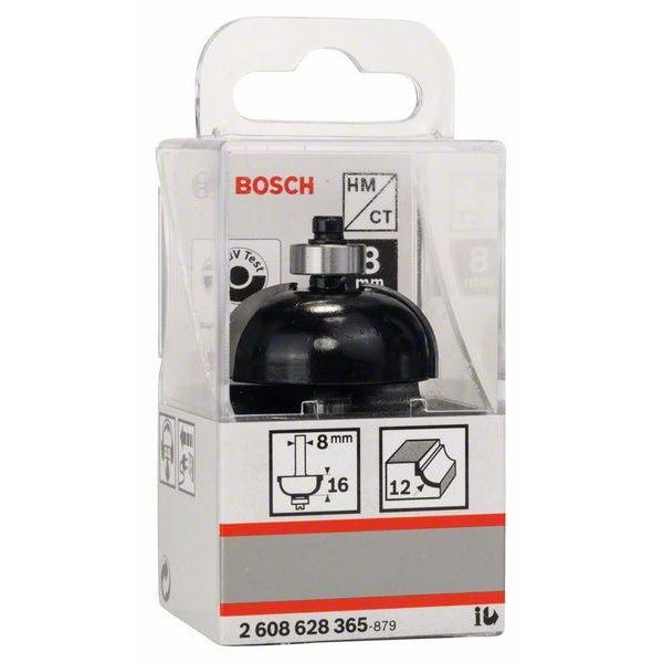 Bosch glodalo za poluokrugle kanale 8 mm, R1 12 mm, D 36,7 mm, L 16 mm, G 58 mm - 2608628365