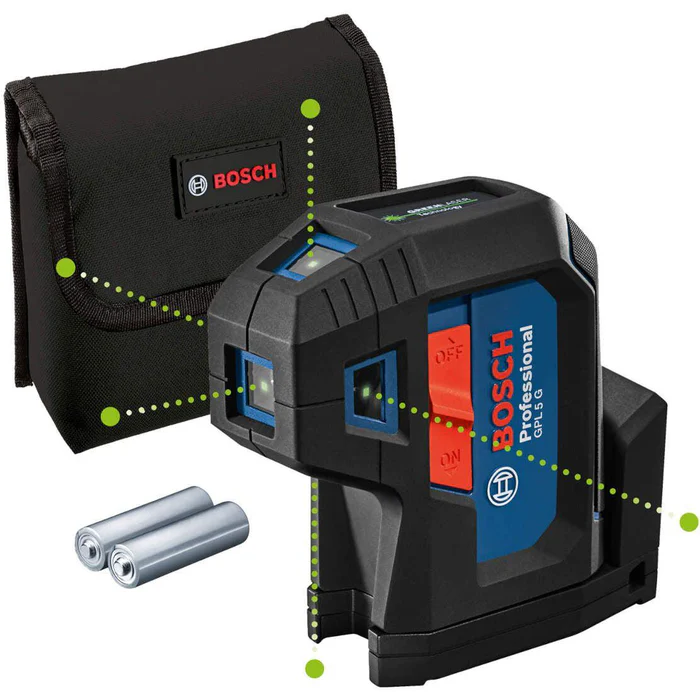 Bosch GPL 5 G laser za tačke 30m - zeleni zrak (0601066P00)