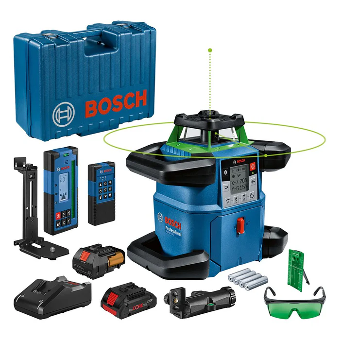 Bosch GRL 650 CHVG rotacioni laser - zelene linije; 18V ProCORE; 1x4,0Ah (0601061V00)