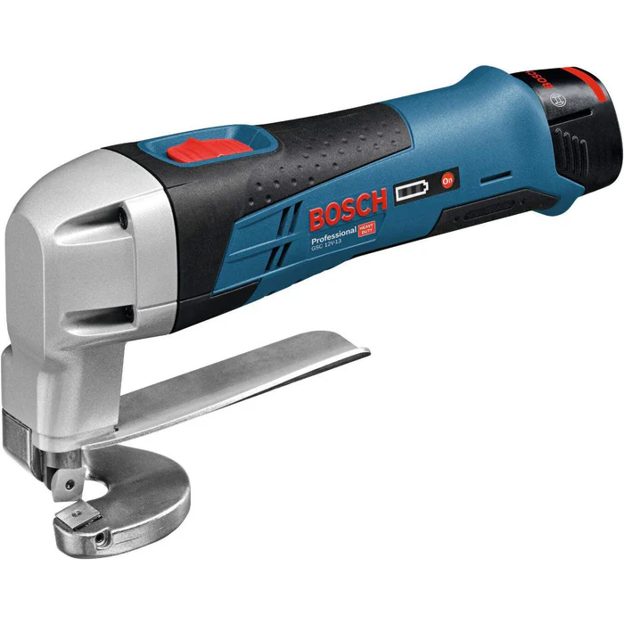 Bosch GSC 12V-13 akumulatorske makaze za lim sa 2x2,0 Ah Li-Ion baterijama u L-Boxx koferu (0601926108)