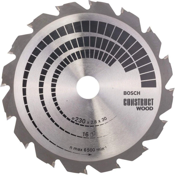 Bosch list kružne testere Construct Wood 230 x 30 x 2,8 mm; 16 - 2608640635