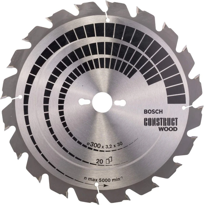 Bosch list kružne testere Construct Wood 300 x 30 x 3,2 mm; 20 - 2608640690