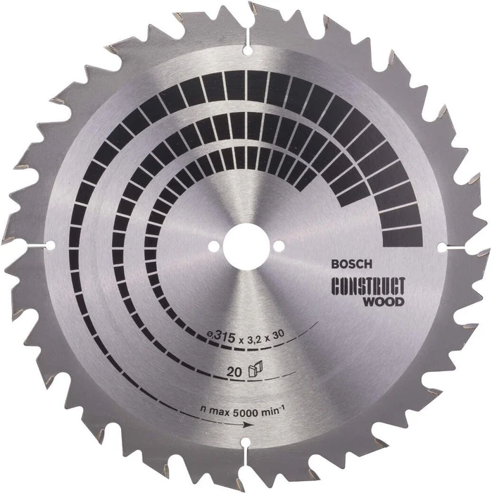 Bosch list kružne testere Construct Wood 315 x 30 x 3,2 mm; 20 - 2608640701