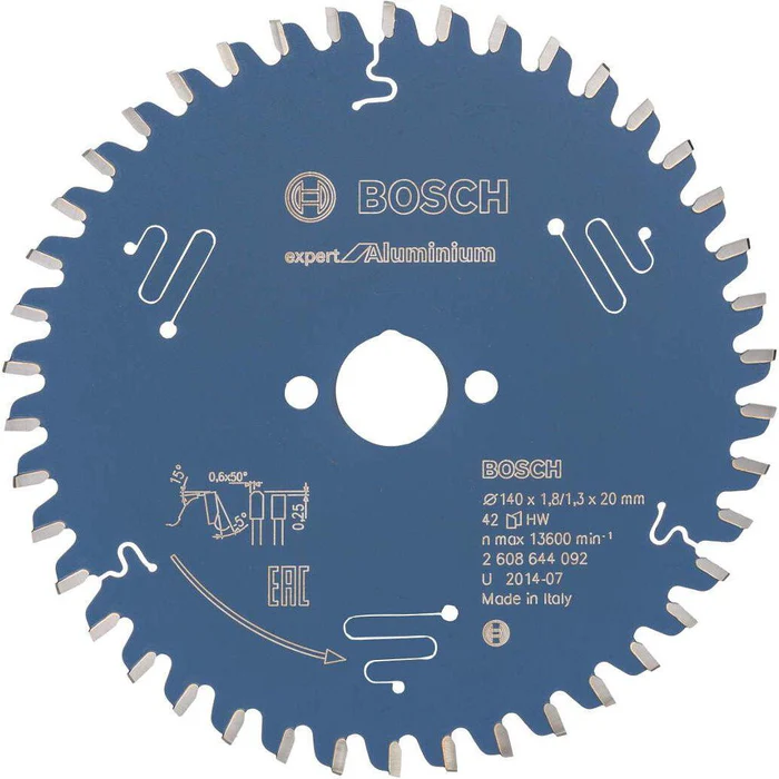 Bosch list kružne testere Expert for Aluminium 140 x 20 x 1,8 mm, 42 - 2608644092
