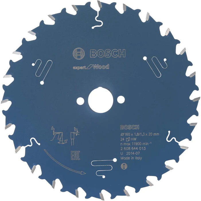 Bosch list kružne testere Expert for Wood 160 x 20 x 1,8 mm, 24 - 2608644013