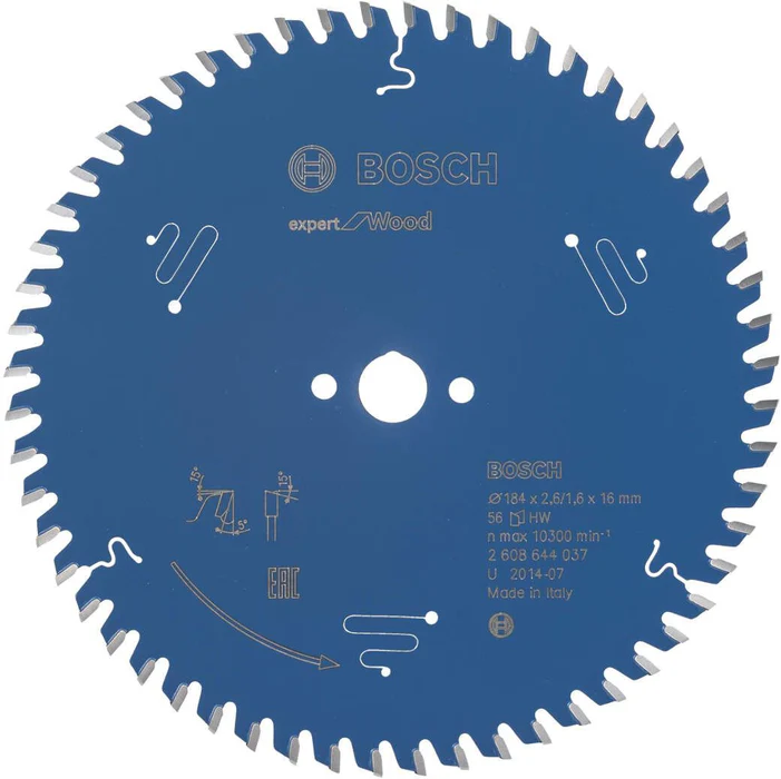 Bosch list kružne testere Expert for Wood 184 x 16 x 2,6 mm, 56 - 2608644037
