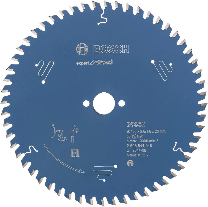 Bosch list kružne testere Expert for Wood 190 x 20 x 2,6 mm, 56 - 2608644046