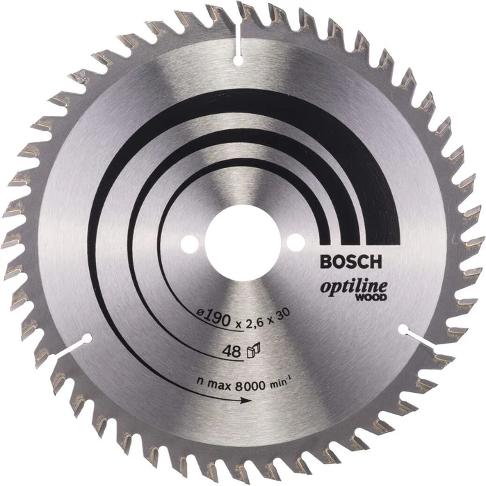 Bosch list kružne testere Optiline Wood 190 x 30 x 2,6 mm, 48 - 2608640617