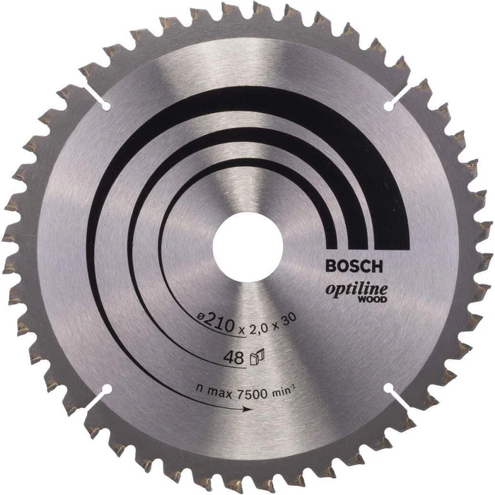 Bosch list kružne testere Optiline Wood 210 x 30 x 2,0 mm, 48 - 2608640430