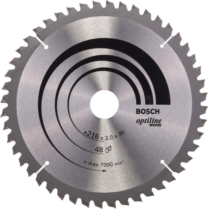 Bosch list kružne testere Optiline Wood 216 x 30 x 2,0 mm, 48 - 2608640432