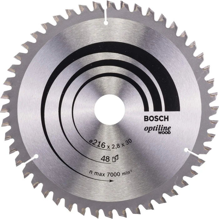 Bosch list kružne testere Optiline Wood 216 x 30 x 2,8 mm, 48 - 2608640641