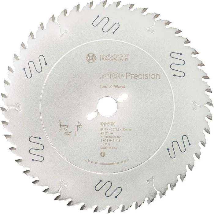 Bosch list kružne testere Top Precision Best for Wood 315 x 30 x 3,2 mm, 48 - 2608642119