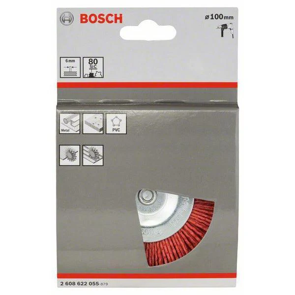 Bosch pločasta četka 100 mm, 1 mm, 8 mm - 2608622055