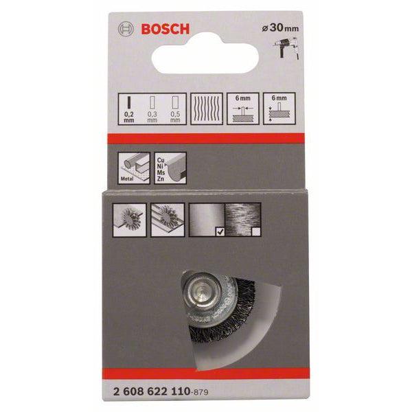 Bosch pločasta četka 30 mm, 0,2 mm, 6 mm - 2608622110