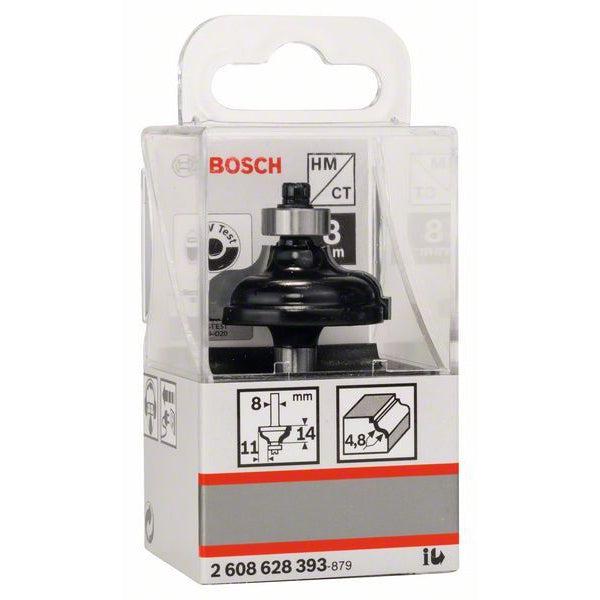 Bosch profilno glodalo A 8 mm, R1 4,8 mm, B 11 mm, L 14,3 mm, G 57 mm - 2608628393