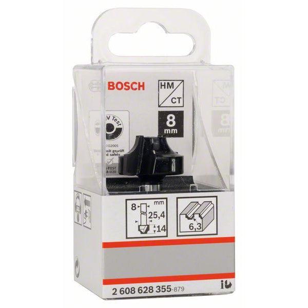 Bosch profilno glodalo E 8 mm, R1 6,3 mm, D 25,4 mm, L 14 mm, G 46 mm - 2608628355