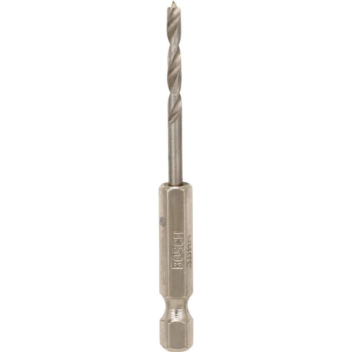 Bosch spiralna burgija za drvo, 1/4" šestostrana drška 3 x 33 x 74 mm - 2608595519
