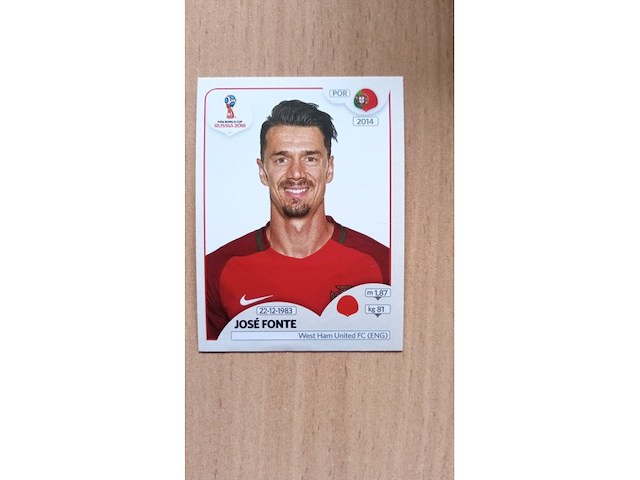 Panini Rusija Russia 2018 sličica broj 105