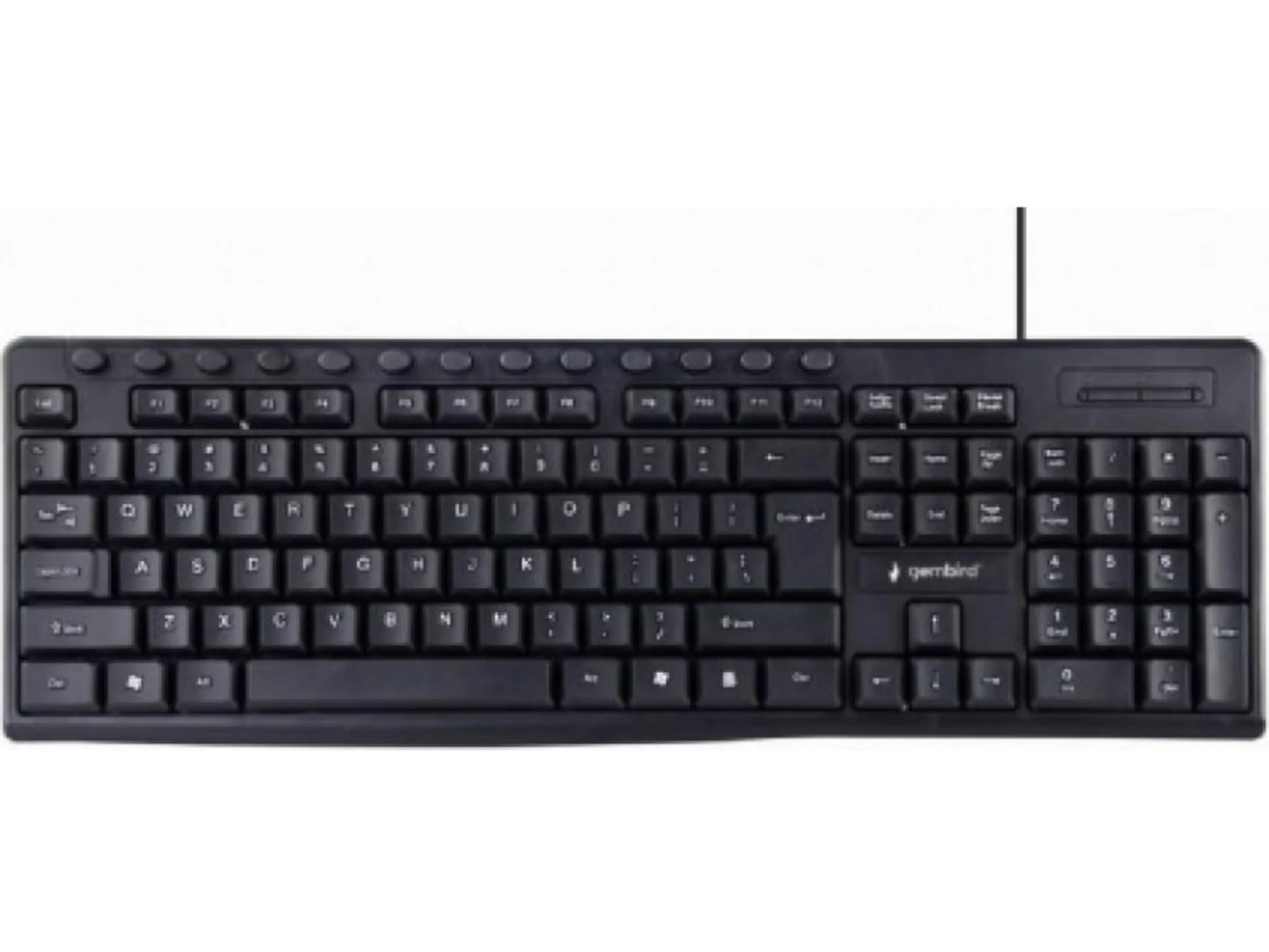 Gembird Multimedijalna tastatura US layout USB KB-UM-107