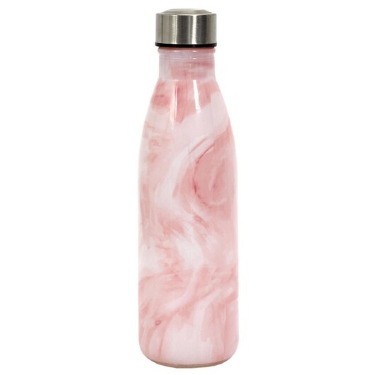 Staklena flaša pink stone, 2601-0