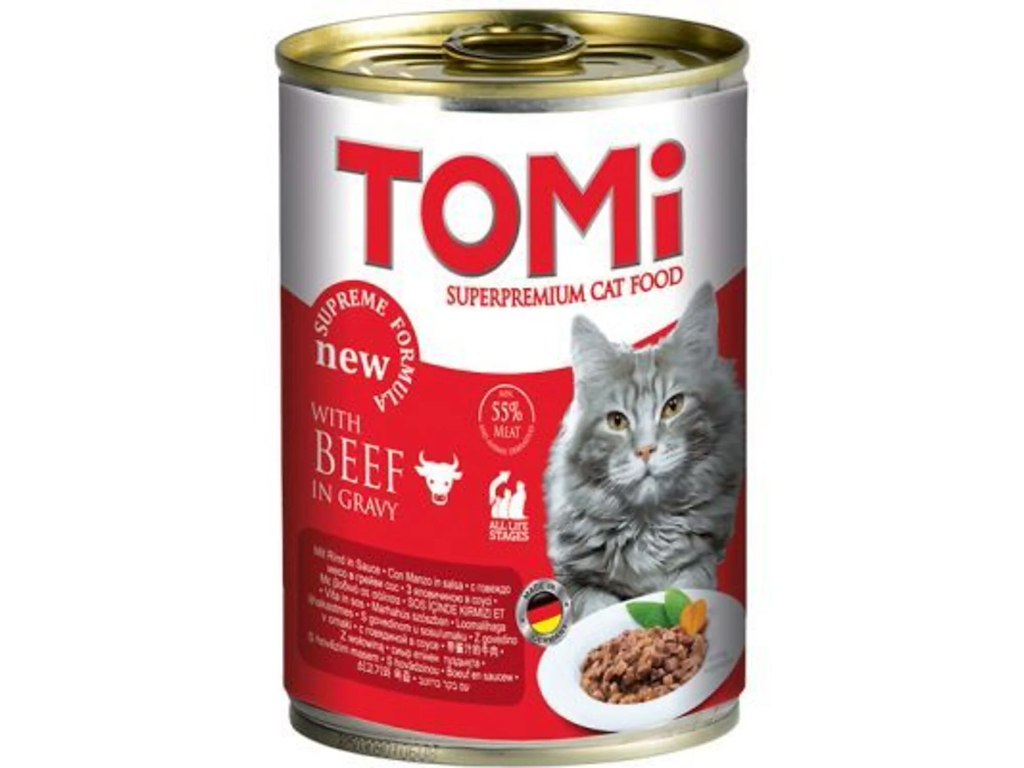 Tomi Hrana za mačke u konzervi Govedina 400gr