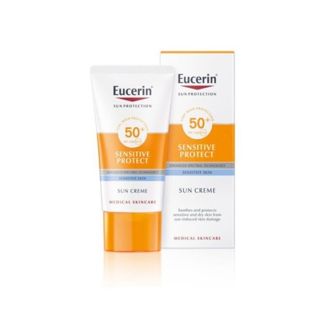 EUCERIN SUN SPF50+ krem za zaštitu osetljive kože od sunca, 50ml