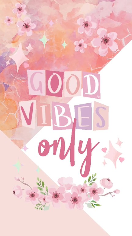 Good vibes only