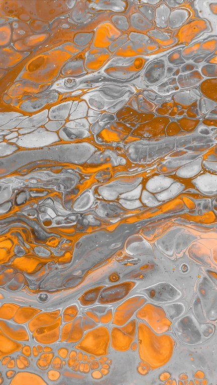 Orange marble