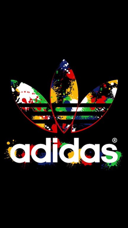 Adidas painted