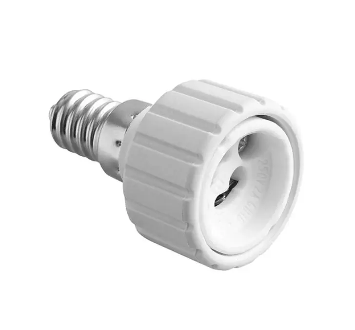 Adapter za sijalicu E14 - GU10 beli