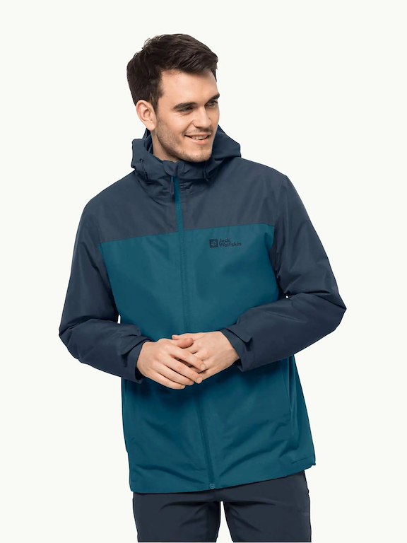 JACK WOLFSKIN Muška jakna TAUBENBERG 3IN1 JKT M Jacket plava