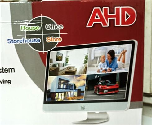 AHD komplet nadzor 4 kamere + DVR sa Hard diskom-p