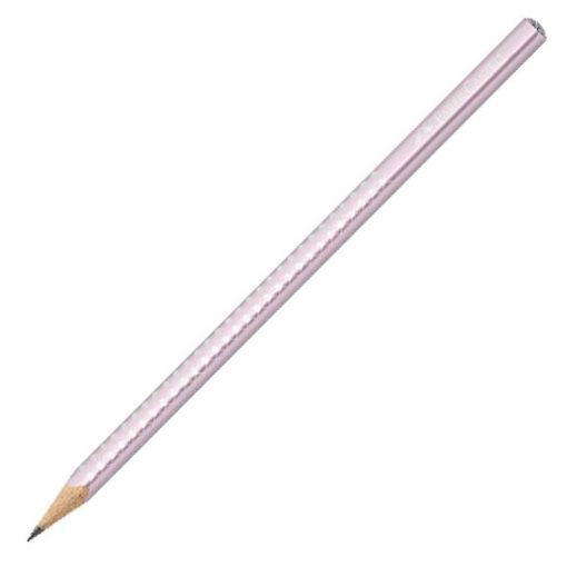 Olovka grafitna GRIP SPARKLE ROSE METALIC HB, Faber-Castell