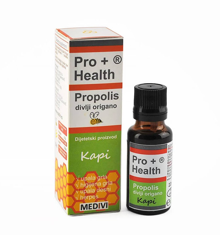 Propolis kapi sa uljem divljeg origana 20ml Medivi