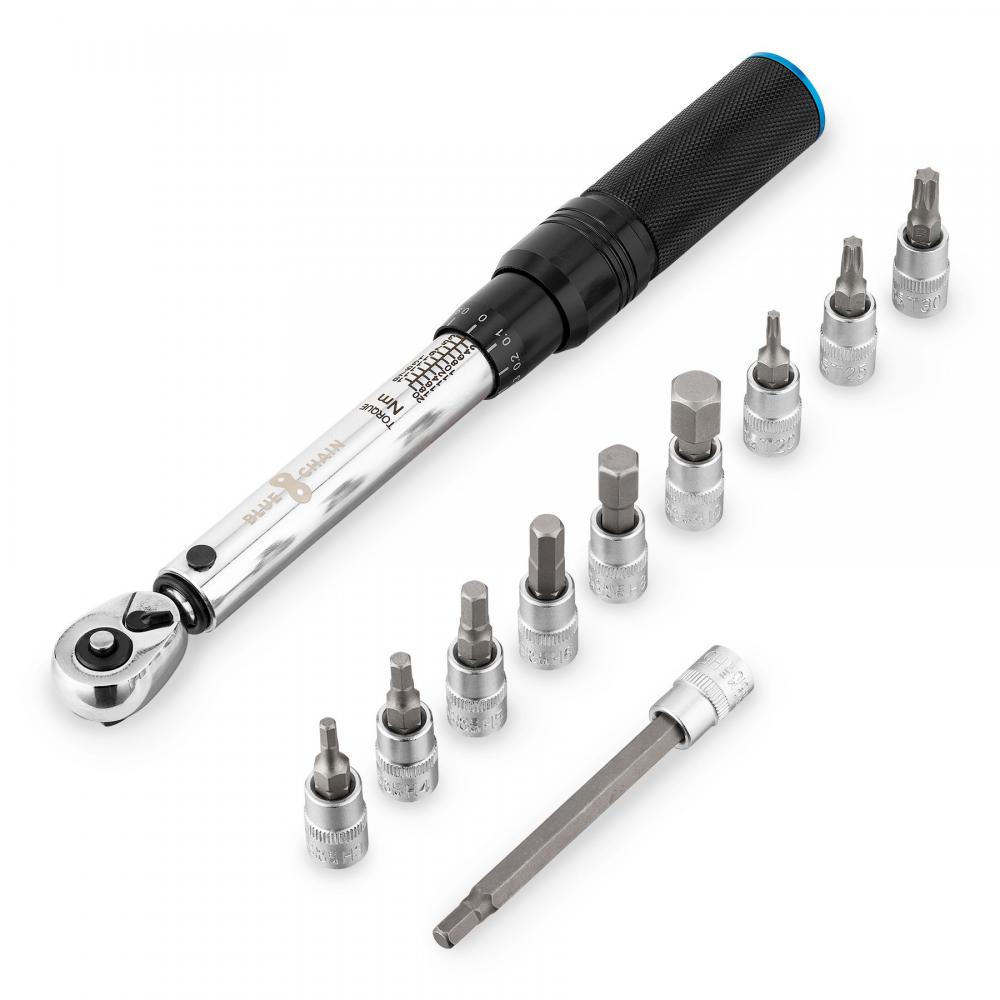 BLUECHAIN Torque Wrench Set 2-20 Nm 10 Bits