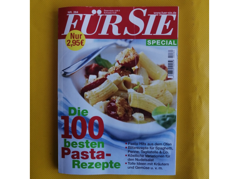 Die 100 besten Pasta Rezepte - Nemački kuvar časopis