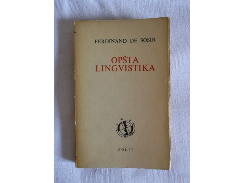 Ferdinand de Sosir: Opšta lingvistika
