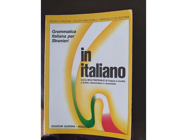 In italiano - kurs italijanskog jezika