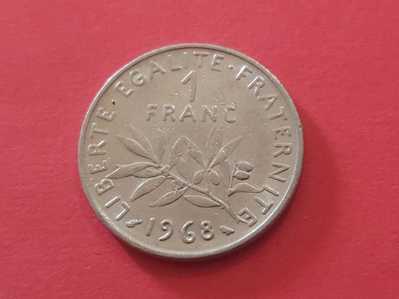 Francuska - 1 franc 1968 god
