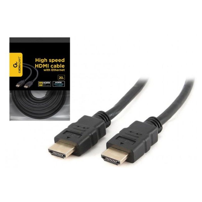 CC-HDMI4-20M Gembird HDMI kabl v.1.4 ethernet support 3D/4K TV 20m