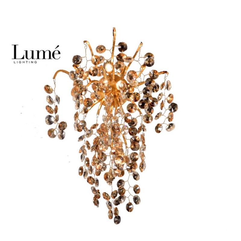 LUNA 206 ZIDNA LAMPA 5*G9 BRONZA