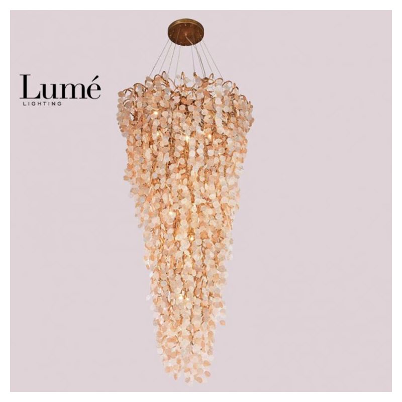 LUNA 205 LUSTER 25*G9 BRONZA