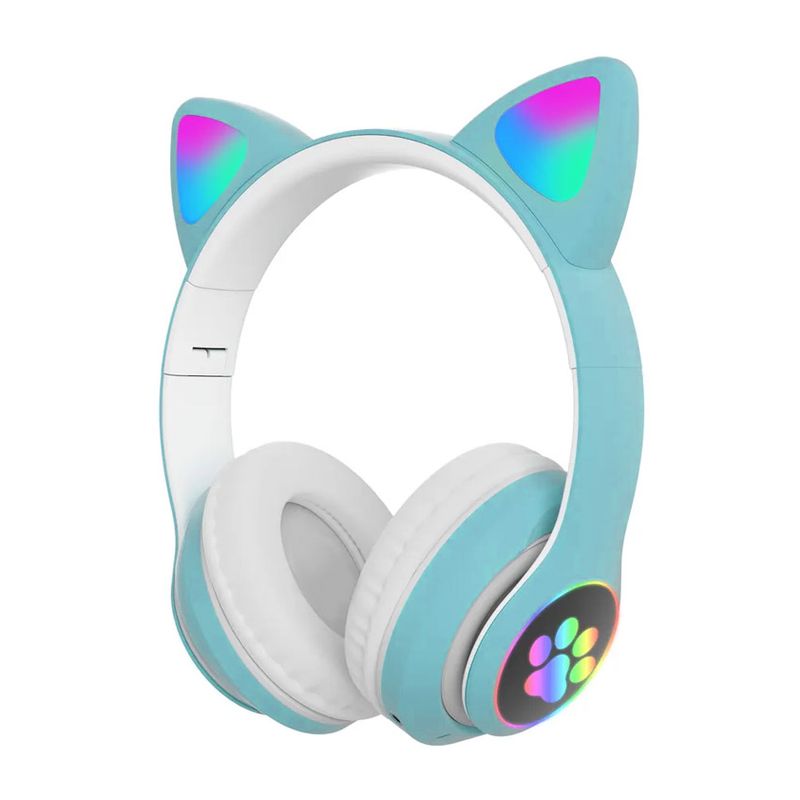 Bluetooth slusalice Cat Ear plave