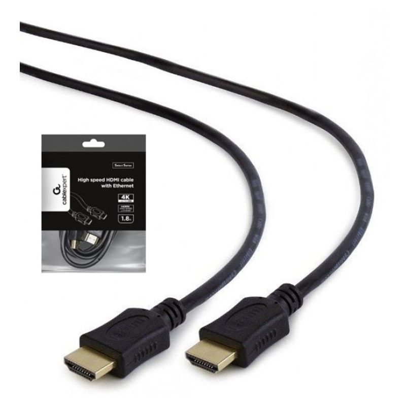 CC-HDMI4L-6 Gembird HDMI kabl v.2.0 ethernet support 3D/4K TV 1.8m